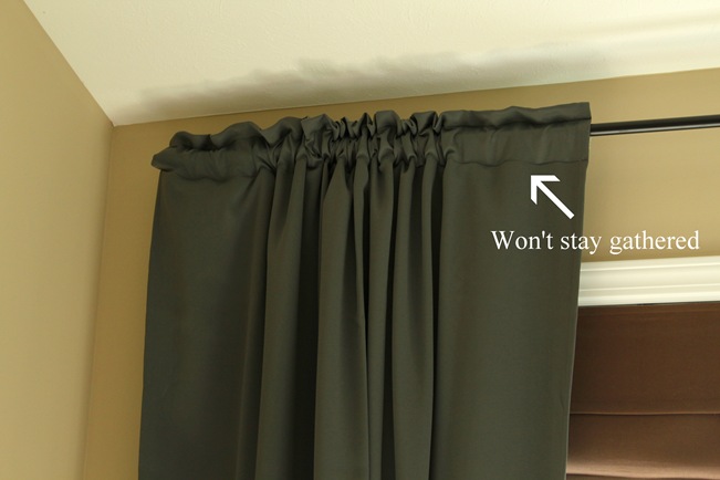 Easy Curtain Fix Just A Girl Blog